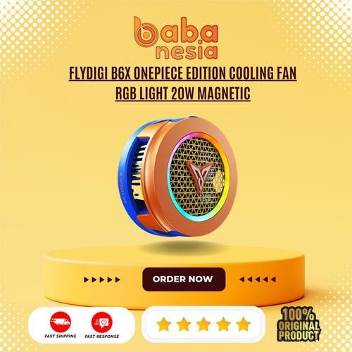 Promo FLYDIGI B6X ONEPIECE EDITION Cooling Fan Smartphone RGB Light 20W Magnetic - Kab ...
