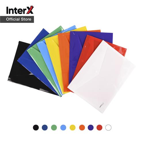 Promo InterX Folder Map Kancing Punggung / Dokumen File Bag Warna ...