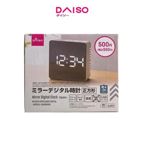 Jual Daiso Mirror Digital Clock -Square- - Jakarta Selatan - Daiso ...