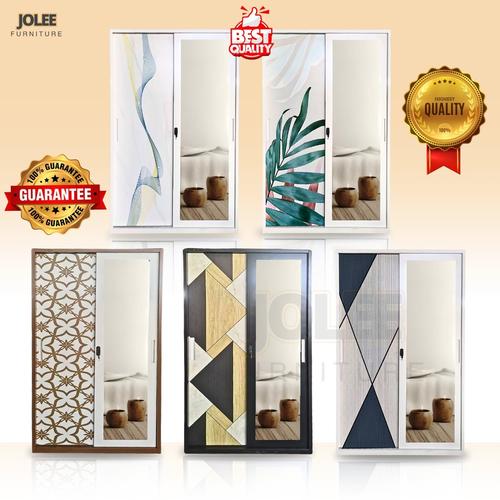 Jual Jolee Lemari Pakaian Besi Full Pintu Ganda Biasa Pintu Sliding