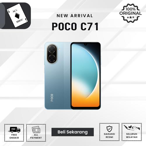 Jual POCO C71 (4+4GB/128GB) Performa Cadas | Layar Cadas 6.88" 120Hz | Baterai Cadas 5200mAh ...