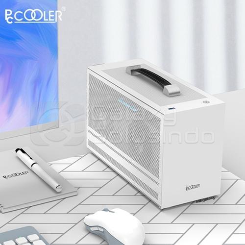 Promo PCCOOLER I100 PRO Mesh Mini-ITX Gaming Case - Putih - Hitam Cicil ...
