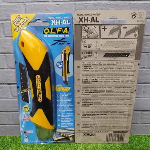 Jual OLFA XH-AL Pisau Cutter 25mm Auto Lock Snap-Off Blade Cutter - Kuning, Standar - Jakarta ...
