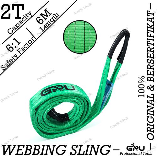 Jual WEBBING SLING BELT 2 TON X 6 METER - TALI SABUK 2T X 6M - WEBING ...
