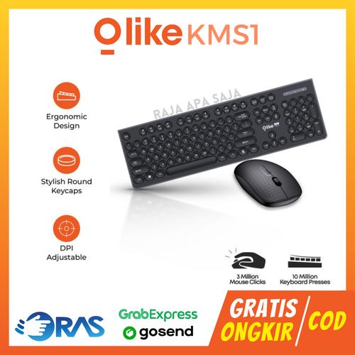 Promo Keyboard Mouse Set Wireless Untuk Komputer PC Laptop Kantor ...