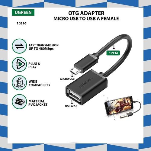 Jual Ugreen Micro A Female to USB Male OTG Cable 12CM - Kota Surabaya ...