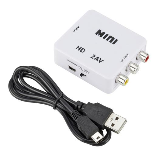Jual Mini Box HDMI2AV / HDMI TO AV RCA Converter Adaptor / Mini HDMI2AV ...