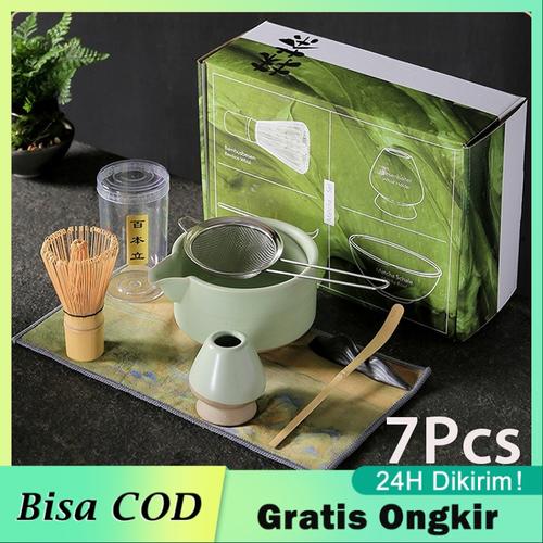 Jual 7in1 Alat Matcha Making Set Keramik Japanese Tea Ceremony Set ...