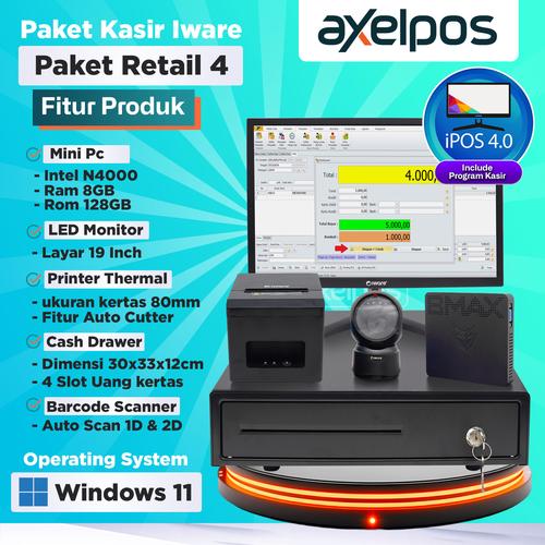 Promo Paket alat mesin kasir Full Set Printer Thermal 80mm Auto Cutter ...