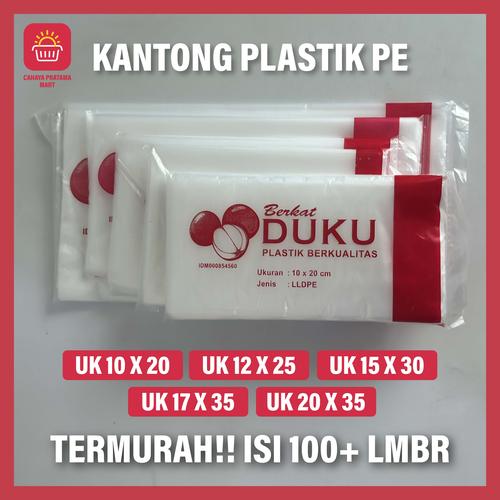Jual PLASTIK PE KANTONG GULA PLASTIK ES BATU KANTONG MINYAK MEREK DUKU ...
