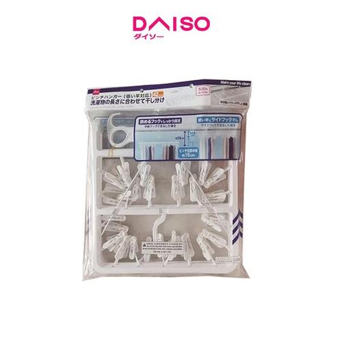 Jual Daiso Clothespin Hanger -For Low Laundry Pole - 42 pcs.- - Jakarta ...