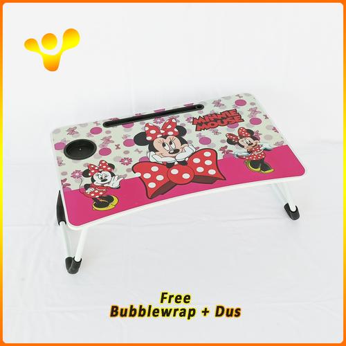 Promo Meja belajar anak ukuran 60x40cm Motif Minnie Mouse Dapat dilipat ...