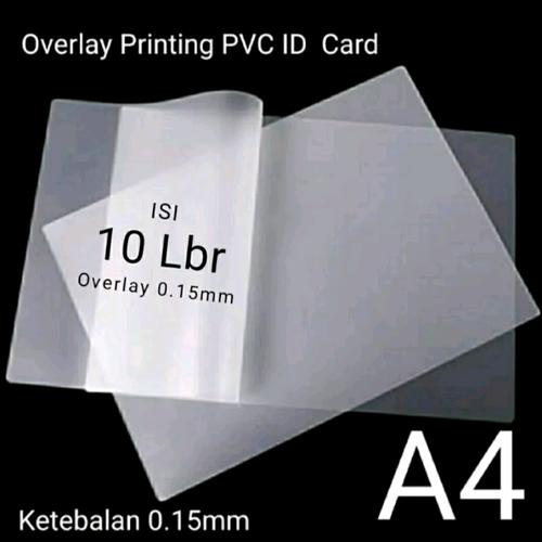 Jual Bahan Overlay (Opaque) Bagian Print untuk ID CARD seperti KTP ...