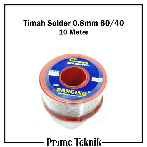 Jual Timah Solder Wire Cap 0.8mm 60/40 Pancing 1 Roll 10 Meter Tinol Tenol - Kota Tasikmalaya ...