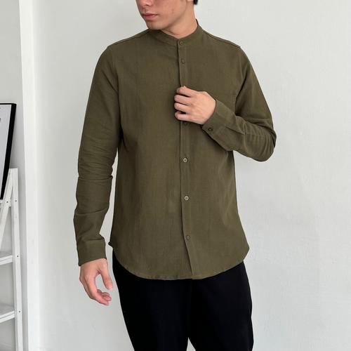 Promo COZYCLUB Nathan Koko Linen | Kemeja Koko Pria Lengan Panjang Baju Dark - Jakarta Barat ...