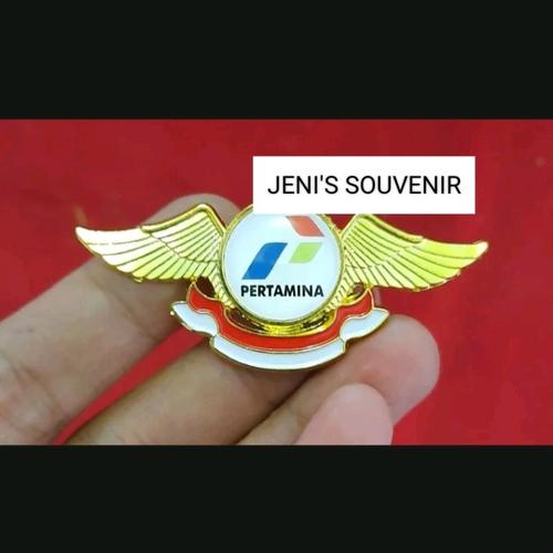 Jual PIN PERTAMINA MODEL WING - BROS PERTAMINA Emas Magnet Clips ...