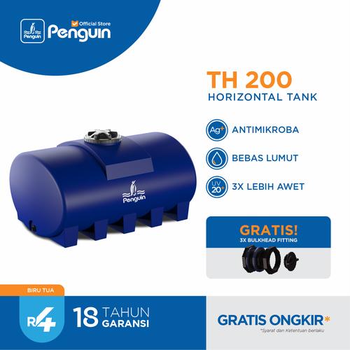 Promo Penguin TH-200 2000 Liter Toren Tandon Tangki Air Horizontal Tank ...