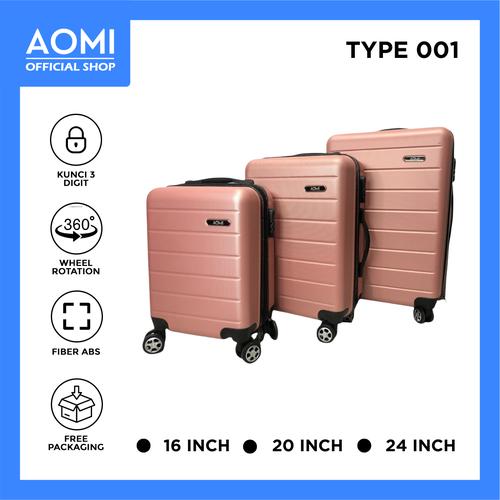 Jual AOMIKOPER Koper 16 inch Koper 20 inch Koper 24 inch Motif Polos ...