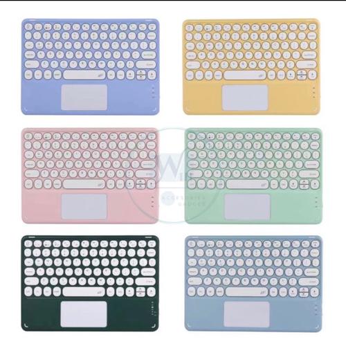 Jual Keyboard touchpad bluetooth slim design support ios / android ...
