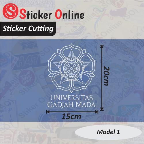 Jual Stiker Universitas Gadjah Mada UGM | Sticker Cutting Motor Mobil ...