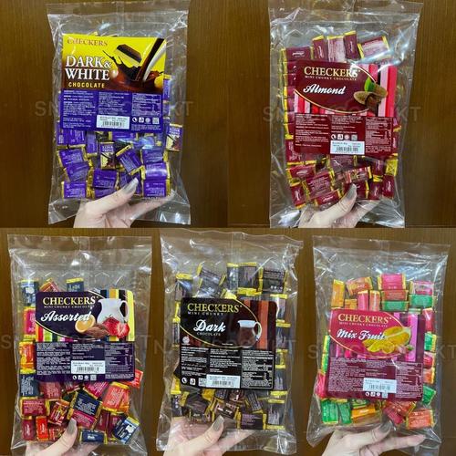 Jual CHECKERS MINI CHUNKY CHOCOLATE DARK CHOCOLATE / MIX FRUIT / DARK ...