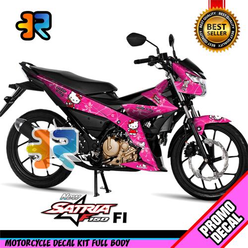 Promo Sticker Decal Motor Suzuki SATRIA FU FI Motif HELL0 KITTY ...