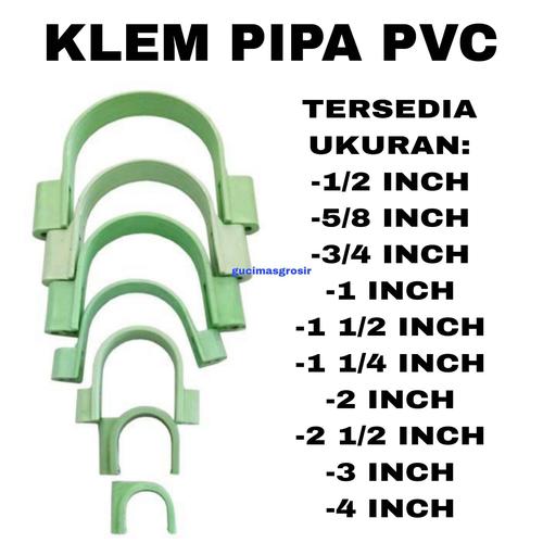 Promo Klem pipa pvc Kleman pipa 4 inch Klem pipa plastik 4 inch clamp ...