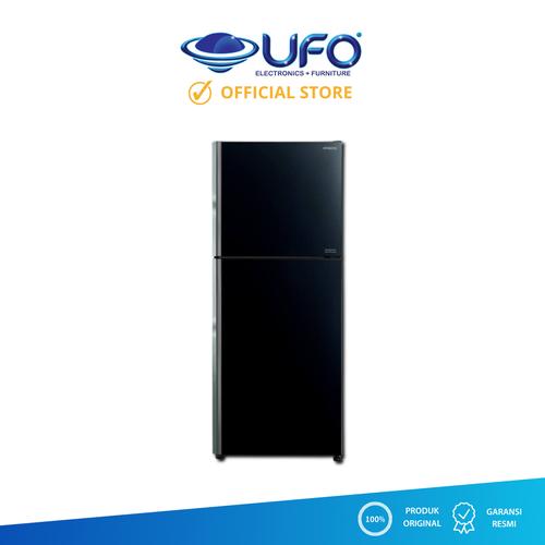 Promo Hitachi Kulkas 2 Pintu Inverter x Dual Fan Cooling 375 Liter R-VGX40PGD9GBK Cicil 0% 3x ...