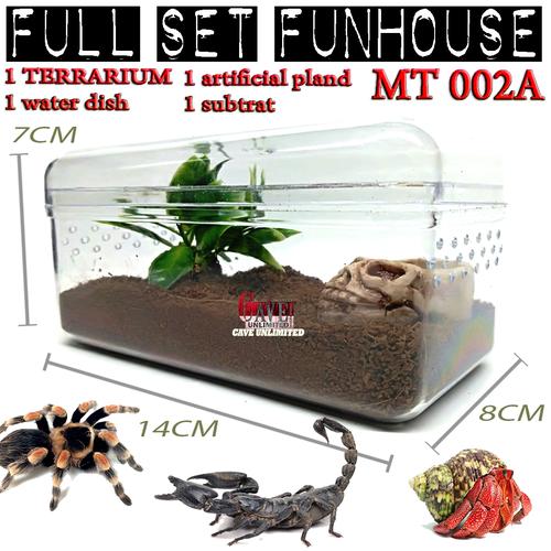 Promo MT002A PAKET FUN HOUSE KANDANG TARANTULA ARBOREAL TERRESTRIAL ...