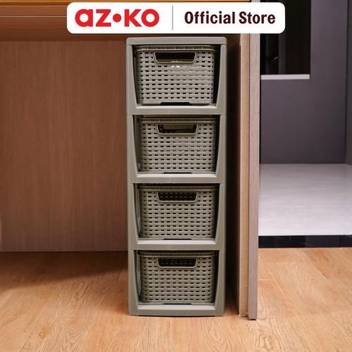 Jual AZKO Stora Laci Penyimpanan Tingkat Woven Laci Kabinet Serbaguna ...