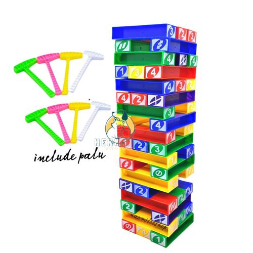 Jual Mainan Block Uno / Pile of Blocks / Permainan Jenga / Susun tower ...