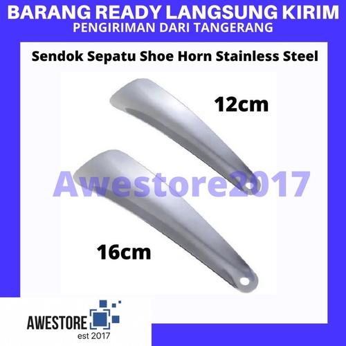 Jual Sendok Sepatu Stainless Steel Alat Bantu Pakai Shoe Horn Spoon ...
