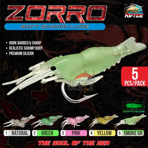 Jual Soft Shrimp Lure Riptide Zorro – Realisme Udang untuk Hasil ...