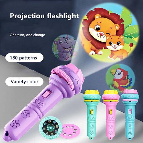 Promo Mainan Senter Lampu Proyektor Gambar Lucu Mainan Anak - Ungu ...