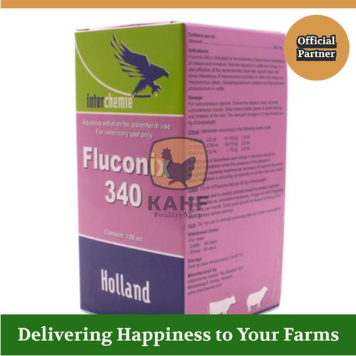Jual Fluconix-340 50 ml - Obat Injeksi Cacing Hati Sapi Kambing Domba ...