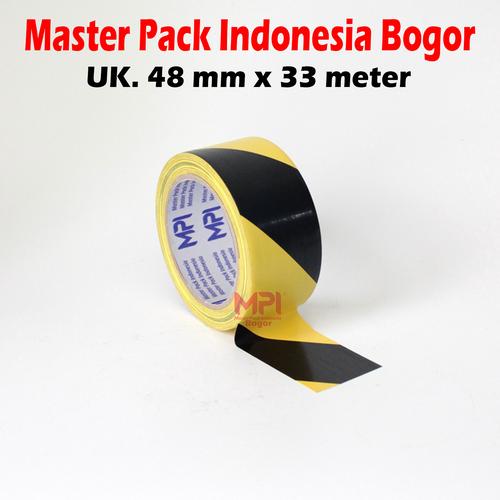 Jual Lakban Police Line 48 mm x 33 meter - Lakban Garis Polisi Kuning Hitam - Master Pack ...