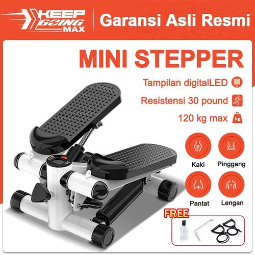 Promo Stepper untuk rumah tangga-Silent Stepper Mini Alat Fitness Kaki Olahraga - NO LED - Kab ...