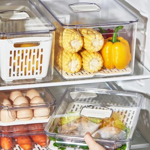 Promo PENTHOUSE Rak Kulkas Akrilik Kotak Penyimpanan Makanan Box ...