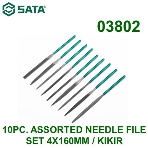 Promo Kikir 4 X 160 mm 03802 10Pcs Assorted Needle File Set Sata Tools ...