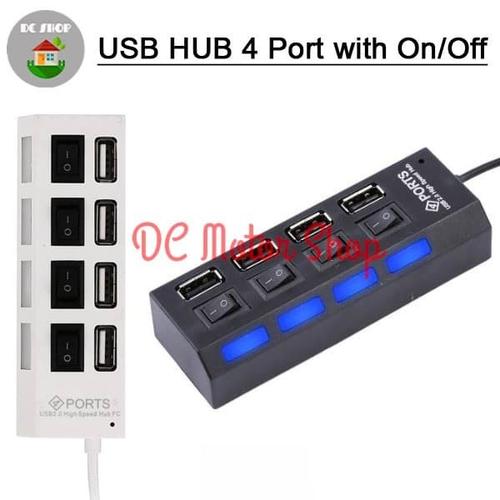 Jual USB Hub Saklar 4 Port On/Off High speed/Sambungan USB Extension 4 Port USB3.1 - USB Hub ...