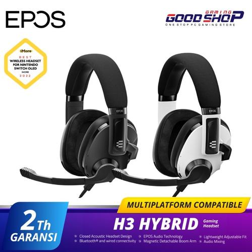 Promo EPOS H3 HYBRID - Closed Acoustic Gaming Headset with Bluetooth Cicil 0% 3x - Jakarta Pusat ...