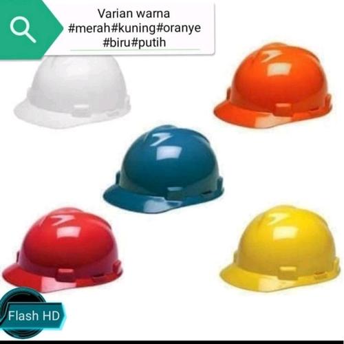 Jual topi helm helem safety proyek standart SPR Varian warna - Putih ...