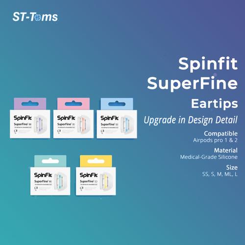 Jual Spinfit SuperFine Premium Silicon Eartips For Airpods Pro Gen 1 ...