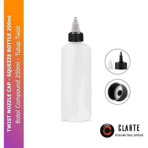 Jual Botol Kompon Compund - Nozzle Twist Cap 250ml Dispenser Squeeze ...