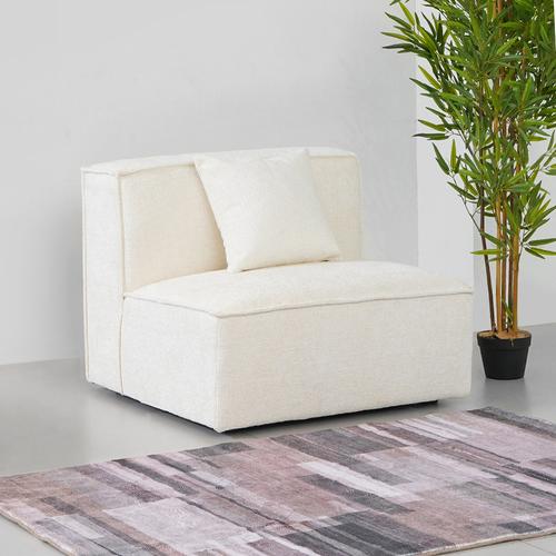 Promo Informa Ferrara Lego Sofa Modular Fabric 1 Seater Armless - Krem ...