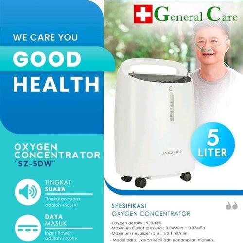 Jual Oxygen Concentrator 5 Liter SZ-5DW General Care GC / Oksigen ...