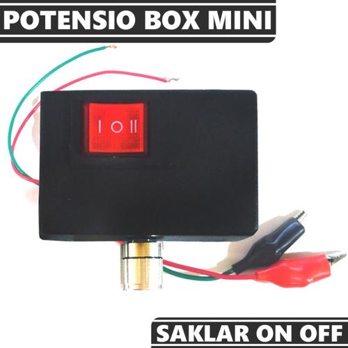 Jual Potensio Box Mini Pompa DC Singel - Dilengkapi dengan saklar ON ...