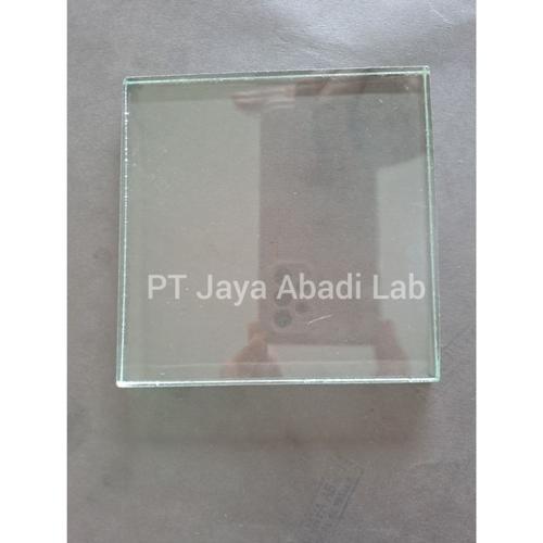 Jual glas slab glass lab dental mixing pad kaca alas pengaduk 10x10 cm ...