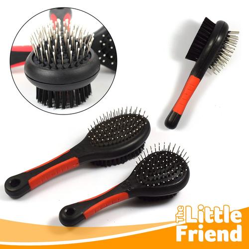 Jual Sikat Sisir Brush 2 Sisi Depan Belakang Pet Grooming Hewan Anjing ...