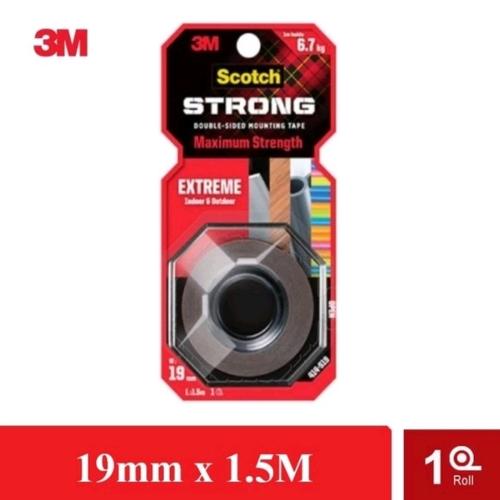 Jual Double Tape 3M Scotch Mounting Tape 414-S19 19mm x 1,5m perekat Isolasi Extreme - Jakarta ...